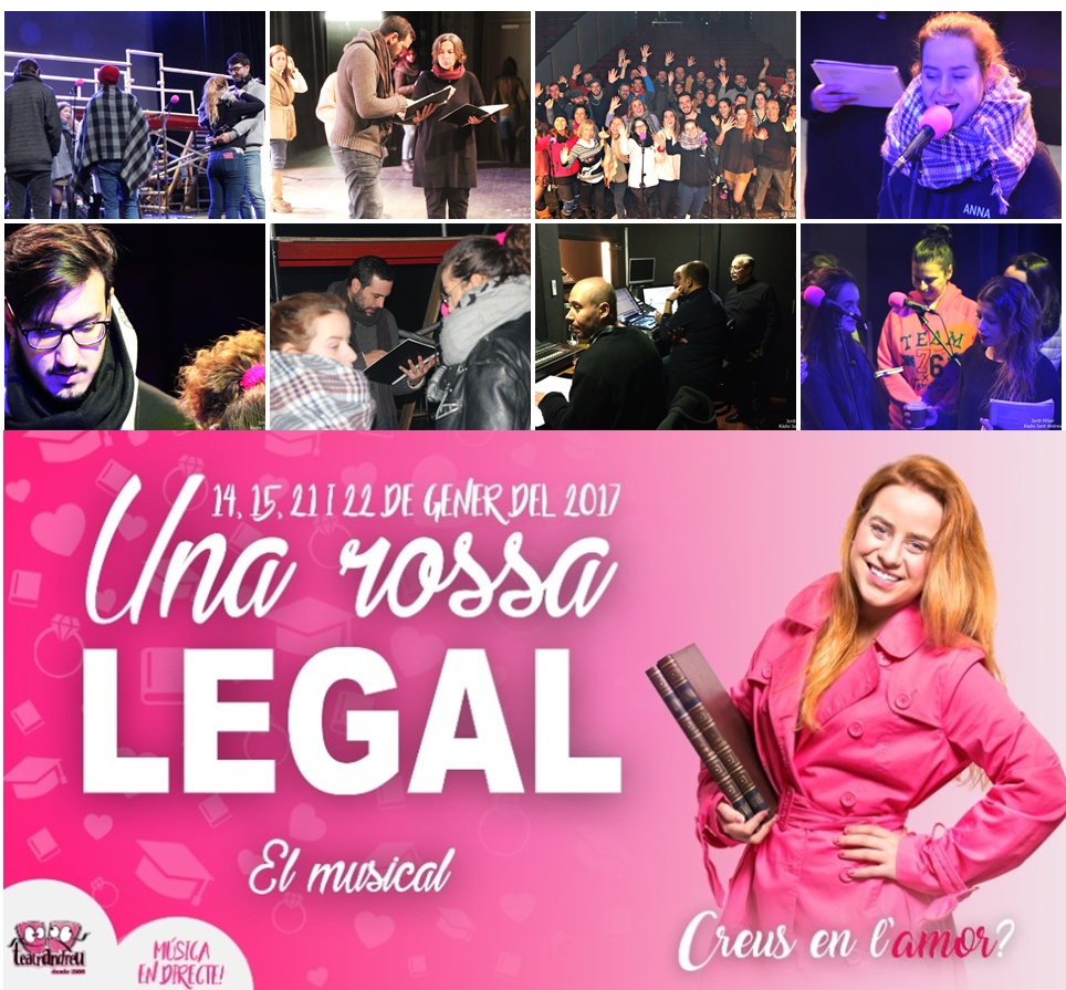 Ens colem als assajos del musical 'Una rossa legal' de TeatrAndreu ...