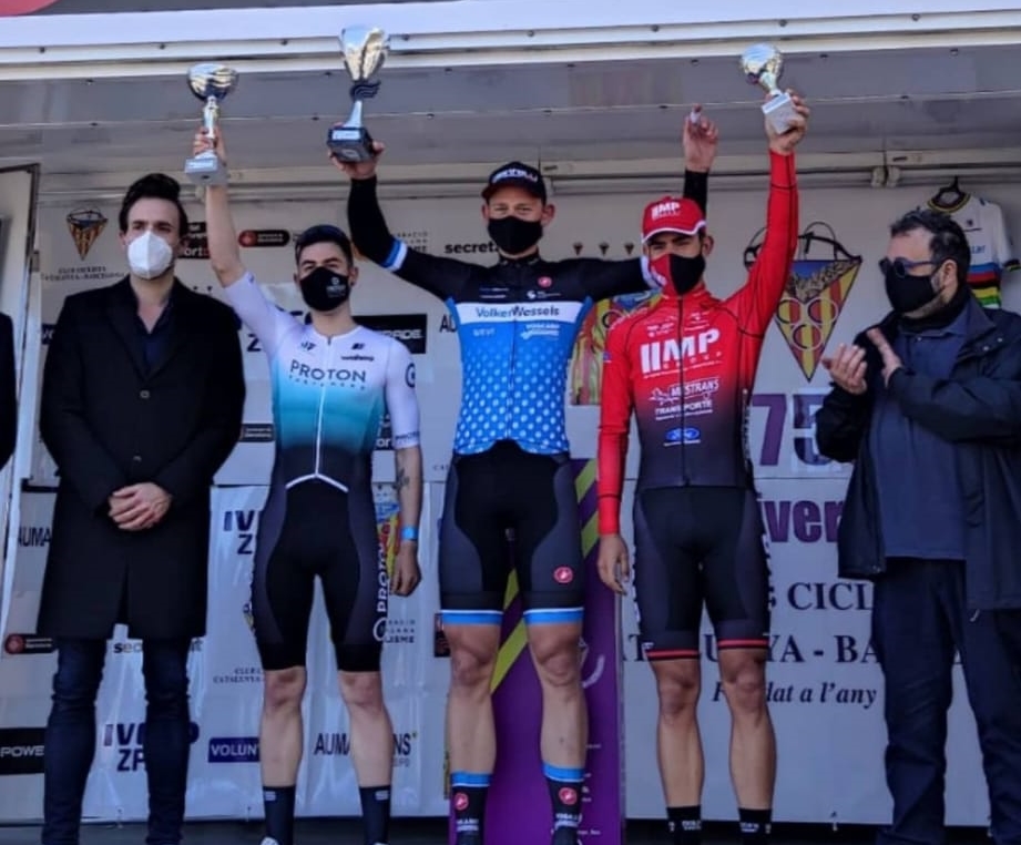 El ciclista santandreuenc Àlex Ulloa, subcampió de la cursa del 75è ...